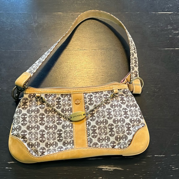 Timberland | Bags | Vintage Timberland Purse With Leather Accents Brass ...